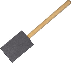 Paddle, Graphite 2" x 3" With Wooden Handle - by GEMWORLD online store