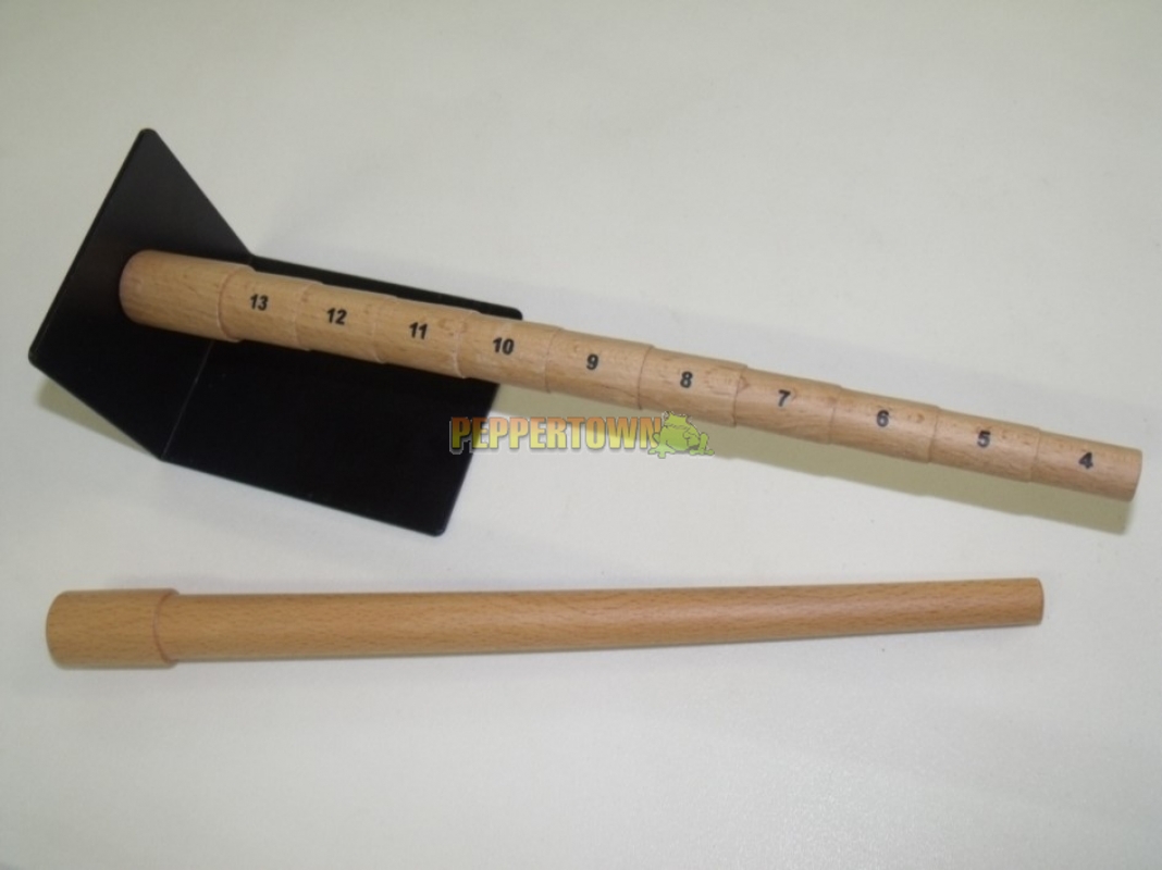 Stepped and Plain Wooden Ring Mandrel on Metal Base - by GEMWORLD ...